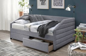 Casarredo - Komfort nábytek Postel NORA 120x200 cm velvet šedá