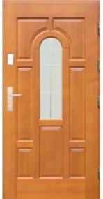 Archo - Venkovní vchodové dřevěné dveře Masivní D-19 105090