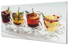 akrylový obraz Zimní ovocný čaj byliny 100x50 cm