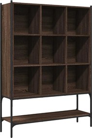 Knihovna hnědý dub 102 x 30 x 141,5 cm kompozitní dřevo 3214333