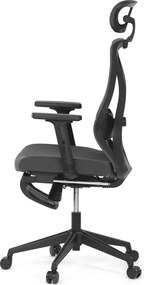 Kancelářská židle KA-S257 GREY, synchronní mechanismus, šedá síťovina (62 x 72) cm