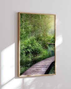 Oboustranný plakát Lesní Vodopád / Lesní Lávka | 30 x 42 cm | DP351321