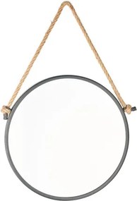 Zrcadlo Naturel 40 cm černá ZLAN40C