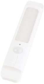 LED svítilna do skříňky, 1x LED 0,5w 4000k, w, pohybový senzor + věšák