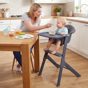 Costway Vysoká židlička baby 3 v 1 dětská židlička s nastavitelným tácem