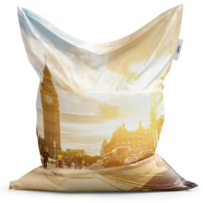 Sablio Sedací vak Classic Londýn Big Ben - 200x140 cm