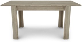 Jídelní stůl Adam 120x80 cm, dub sonoma, rozkládací