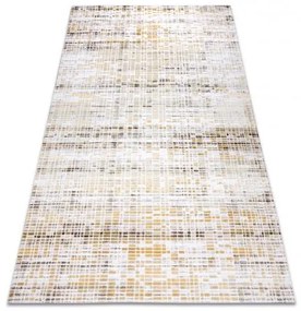 koberec AKRYL DIZAYN 124/7058 žlutá velikost 80x150 cm | krásné koberce cz
