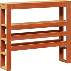 Rám postele s čelem voskově hnědý 75 x 190 cm masivní borovice 3306368