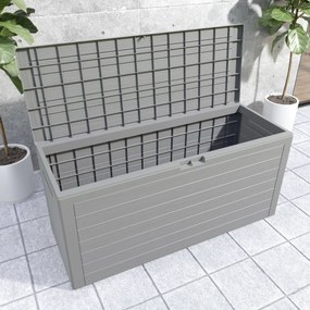Zahradní úložný box Mosley 280 L šedý