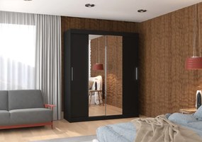 Posuvná skříň s zrcadlem DALLAS 180
