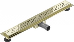 Mexen Flat M15 nerezový sprchový žlab 70 cm, zlatá, 1524070-15