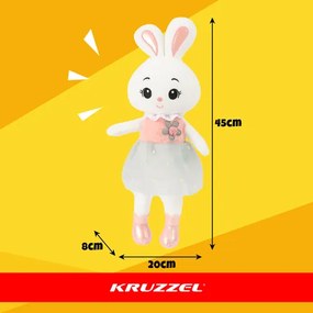 Plyšový králíček 45cm Kruzzel 26761