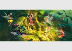 Dětská vliesová fototapeta na zed' Víly v lese, Disney | 202 x 90 cm | DFTDNH 5341