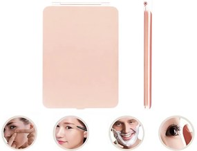 Verk Group Led osvětlené make-up zrcadlo skládací cestovní zrcadlo