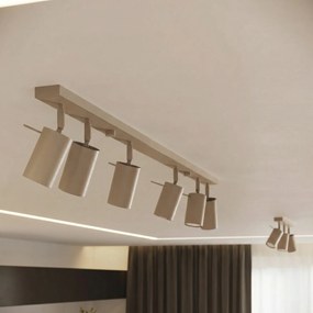 Sollux Lighting Nástěnné svítidlo RING šedobéžové
