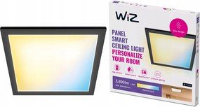 Led panel Nástěnný 60x60 Stropní Svítidlo Kaseton 36W Černá Smart WiFi WiZ
