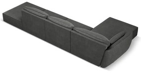 Šedá rohová pohovka (levý roh) Vanda – Mazzini Sofas
