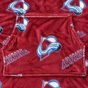 Mikinová televizní deka NHL Colorado Avalanche - vel. M