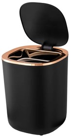 Gamma Gamma, automatický odpadkový koš 12L, černá-růžové zlato, GMA-KA-BK