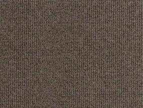BALTA Metrážový koberec RE-TWEED 44 tmavě hnědý BARVA: Hnědá, ŠÍŘKA: 4 m, DRUH: smyčka