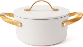 Elmich Nepřilnavý keramický hrnec Zen Ø 18 cm - krémovo zlatá