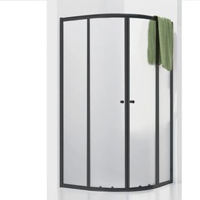POINT BLACK 80x80 Grape Čtvrtkruhová sprchová zástěna