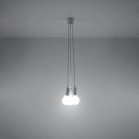 Sollux Lighting Závěsné svítidlo DIEGO 3 bílé