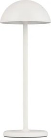 NV 9281380 Venkovní stolní lampa ROSE bílý hliník a akryl LED 1W 3000K 5V DC IP54 vypínač na těle / USB kabel - NOVA LUCE