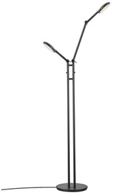 Nordlux Bend  černá , stojací lampa kov, hliník Varianta: 2