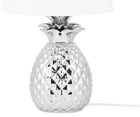 Stolní lampa stříbrná PINEAPPLE Beliani