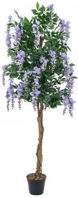 Umělá květina - Vistárie fialová, 150 cm