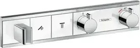 Hansgrohe - Termostatická sprchová baterie pod omítku, pro 2 výstupy,
