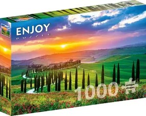 ENJOY Puzzle Toskánský východ slunce / 1000 dílků / od 14 let