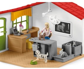 Schleich 42502 Veterinární ordinace pro domácí zvířata