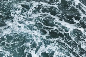 DIMEX | Samolepicí vliesová fototapeta na zeď Rozbouřený oceán MA-5-2460 | 375 x 250 cm | modrá