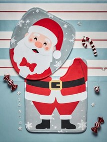 Sinsay - Koupelnové předložky s potiskem Santa Clause 3 kusy - vícebarevná