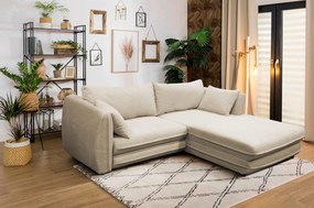 XXXLutz ROHOVÁ SEDAČKA, textil, béžová MID.YOU - Sedací soupravy - 001574005811