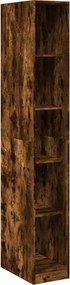 Šatní skříň kouřový dub 30 x 50 x 200 cm kompozitní dřevo 3307706