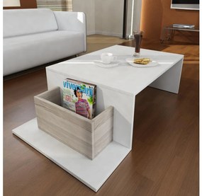 Asir Konferenční stolek POT 32x107 cm bílá AS1327