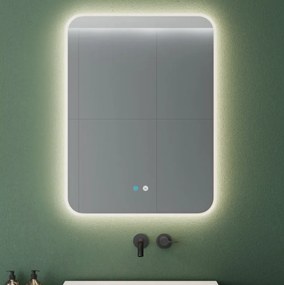 Design LED koupelnová skříňka s umyvadlem DOPORRO PISA 2 vel.45cm WHITE Barva: eiche steirling