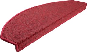 Schodové rohože 30 ks 65 x 24 x 4 cm červené půlkulaté velké 3365754