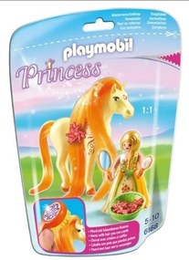 Playmobil Playmobil 6168 Princess Sunny a česací kůň