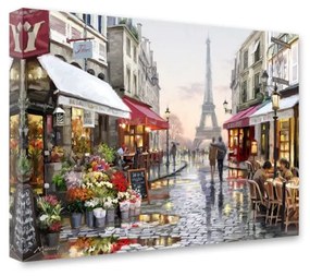 Obraz Styler Canvas Watercolor Paris I, 60 x 80 cm