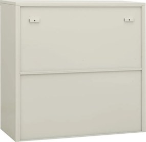 vidaXL Kancelářská skříň 90 x 40 x 90 cm ocel [335931] Barva: světle šedá