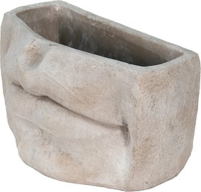 Usměvavý cementový květináč Mouth - 27*16*16 cm