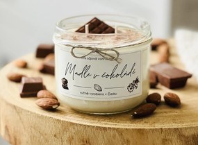 Sójová vonná svíčka vůně Mandle v čokoládě
