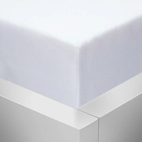 Stanex Jersey napínací prostěradlo s lycrou - bílé ROZMĚR: (š/d/v) 90 x 200 x 20 cm, Barva: BÍLÉ
