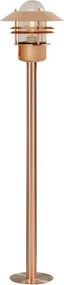 NOR 25078030 Venkovní sloupkové svítidlo Blokhus 1x60W E27 měď čirá - NORDLUX