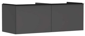 Hansgrohe Xelu Q - Umyvadlová skříňka, 50x136x55 cm, 2 zásuvky, matná šedá/matná černá 54067670
